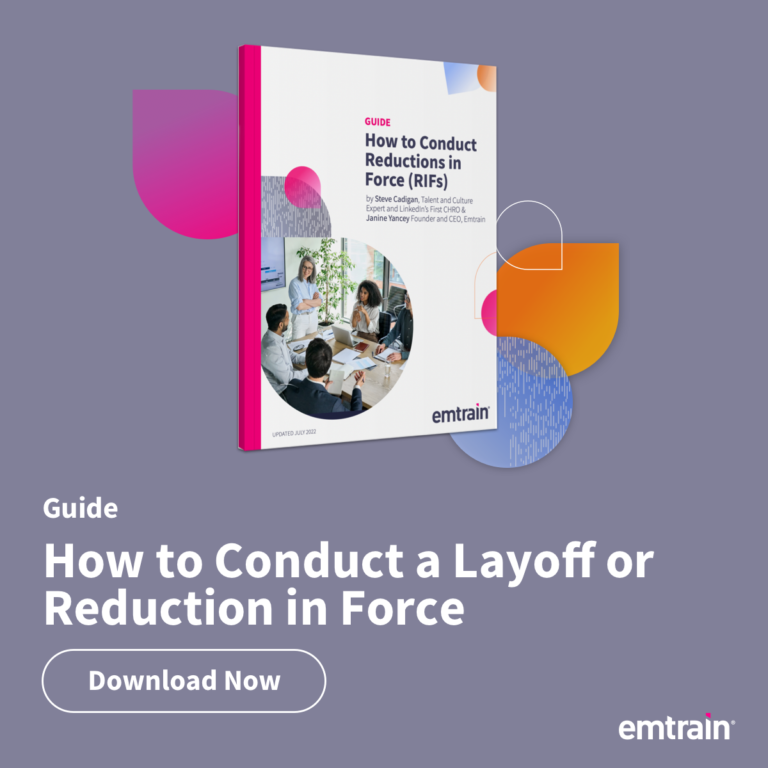 Reductions in Force: How to Conduct - Emtrain
