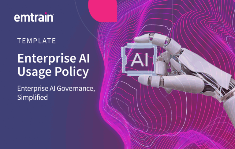 Enterprise AI Governance Policy Template - Emtrain
